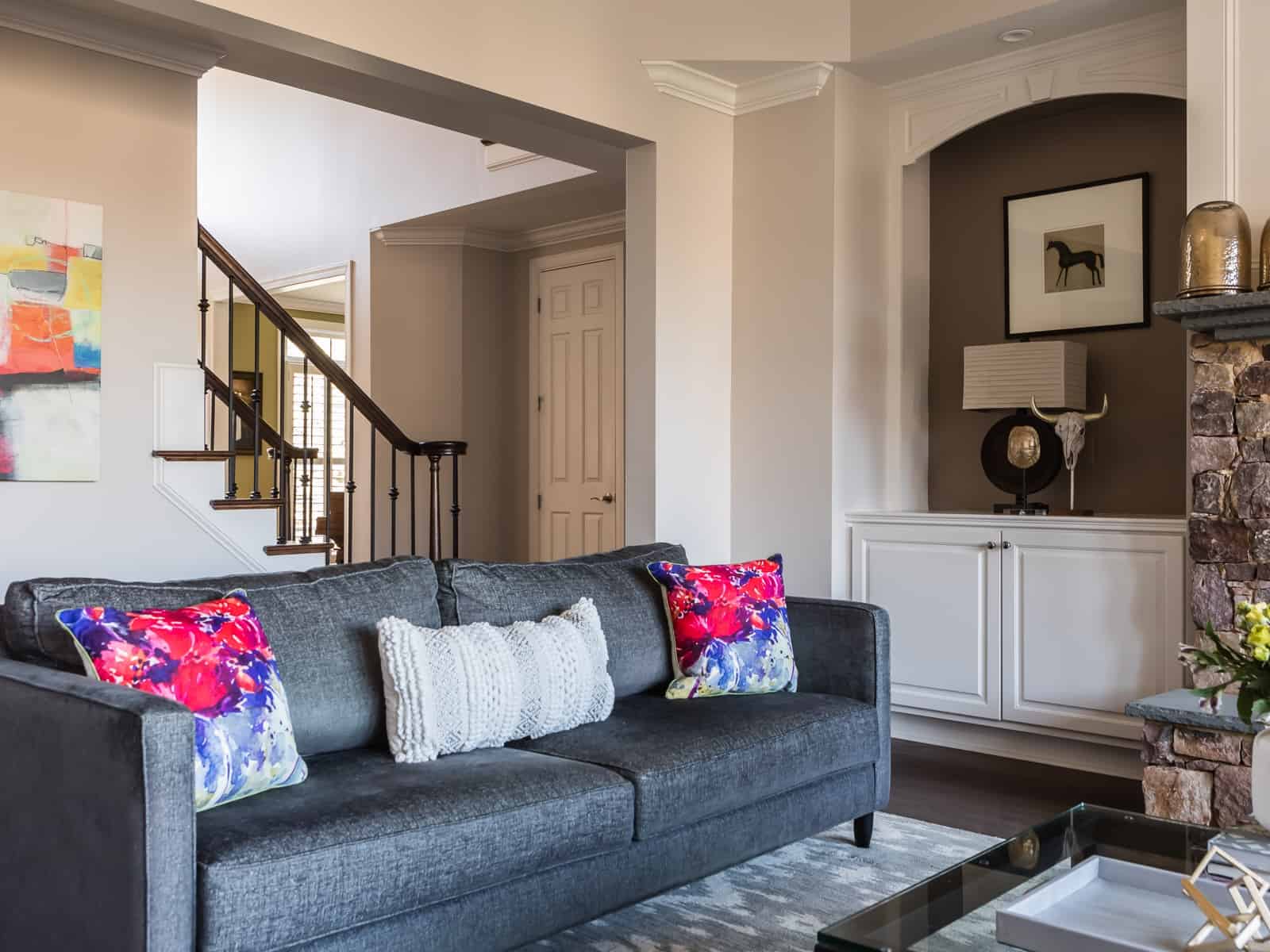 Modern Family Room - LK Design: Home Interior Decorating, Interior Designer